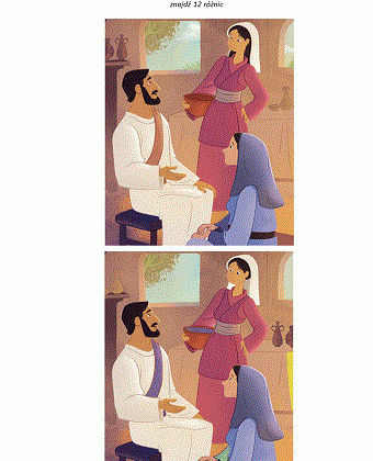 Maria i Marta - znajdź różnice - Biblia Dla Dzieci